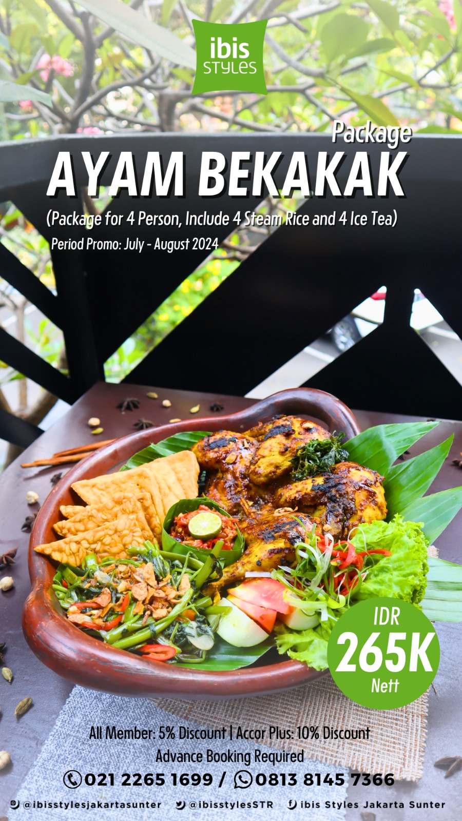 Paket Ayam Bekakak Spesial dari ibis Styles Jakarta Sunter Siap Menjadi ...