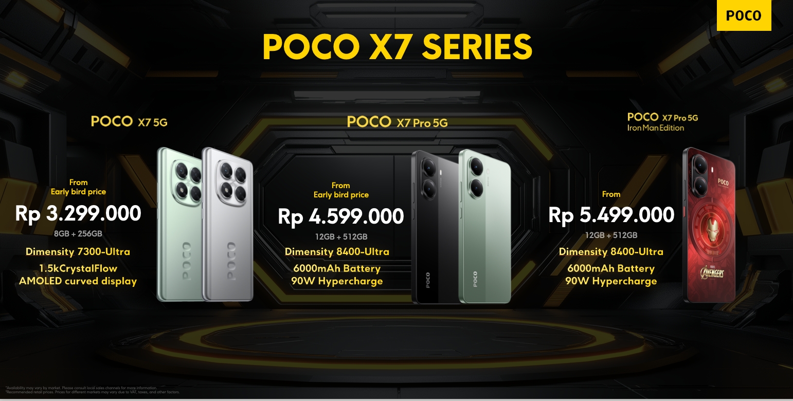 Saatnya Jadi The Extreme Heroes! POCO X7 Series Resmi Meluncur di ...